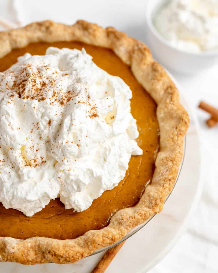 Boozy Pumpkin Pie - Just Desserts Bakehouse